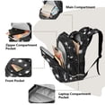 ALAZA Cool Lightning Print Student Backpack School Bookbag Large Laptop ...