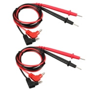 Pair 1000V Banana Plug Multimeter Probe Test Lead Cable 0.6M - Walmart.com
