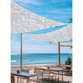 Blossoming Petals and Leaves Sun Shade Sail 12'X16' Abstract Polka Dot ...
