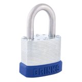 Brinks Laminated Steel 44mm Keyed Padlock with 1 1/8in Shackle ...