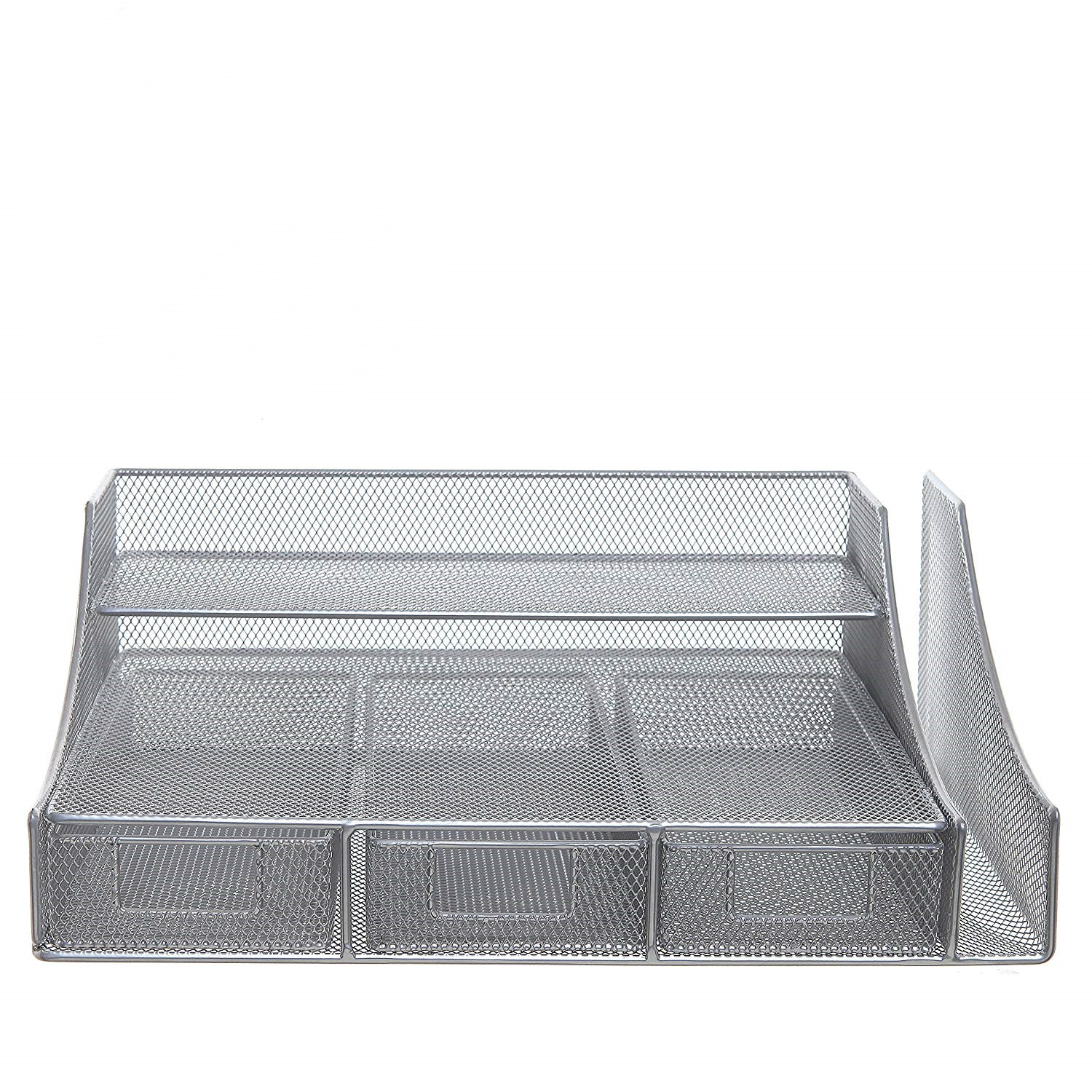 Buy Pro Space Mesh Desk Organizer with File Tray, Note Rack, 3 Drawers ...