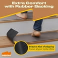 MBIGM Stair Tread Covers, Non-Slip Rubber Stair Mats for Safety ...