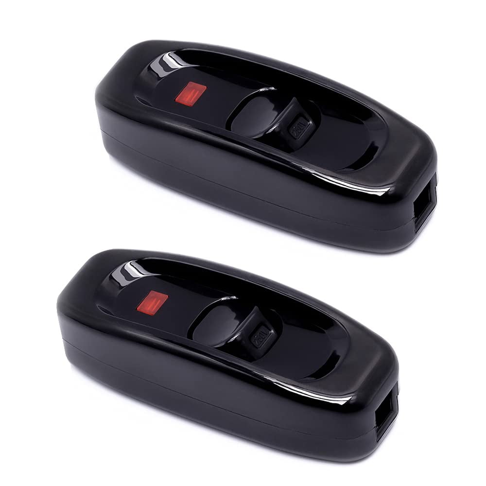 Click here for Mfg2020 G 2 Pcs Black Lamp Switch Inline Switch 25... prices