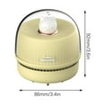 Mini Vacuum Cleaner, Yannianjz Mini Vacuum Cleaner, USB Rechargeable ...