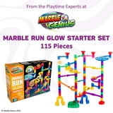 Marble Genius Kids Toy Glow Marble Run Building Set - 115 Pieces with ...