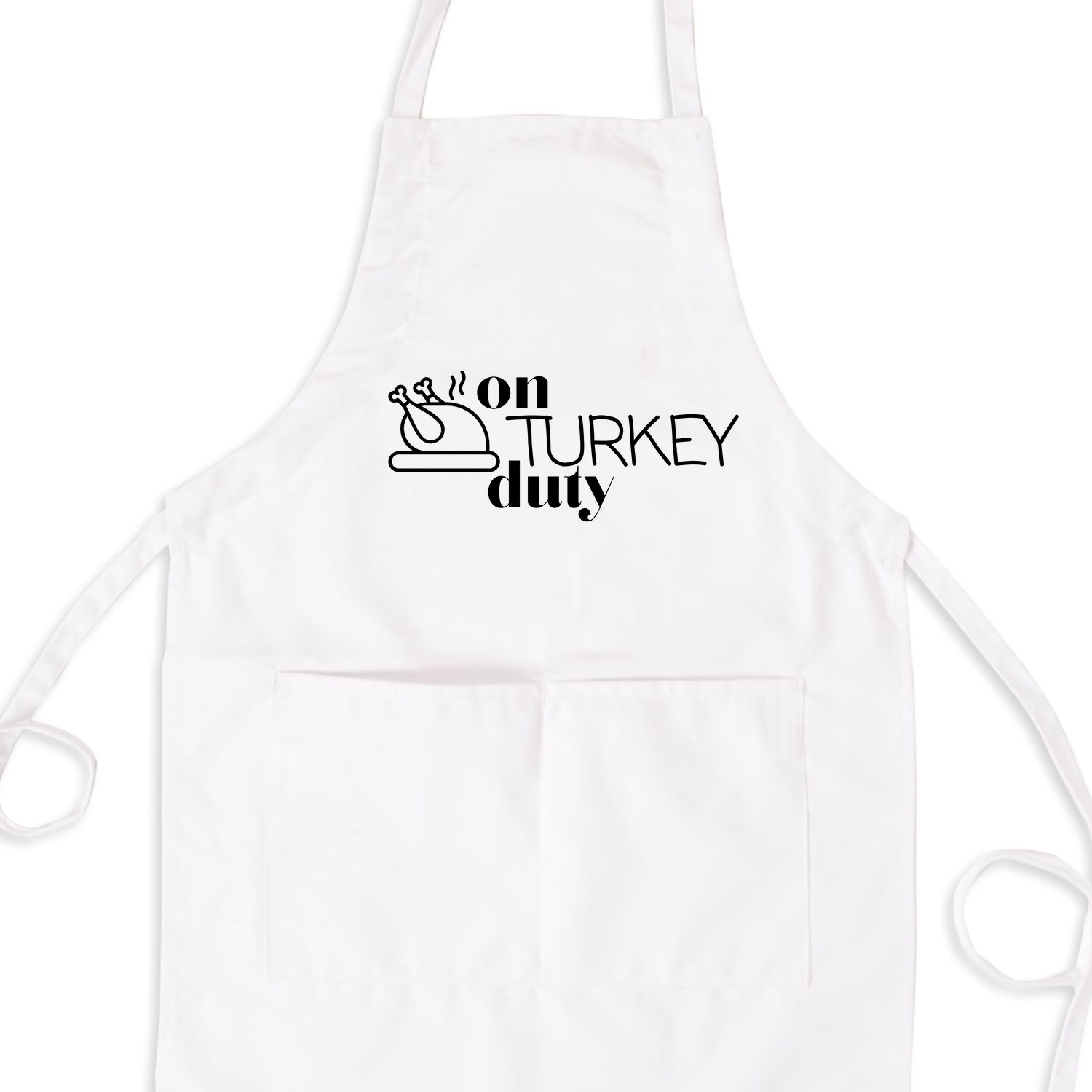 On Turkey Duty, Thanksgiving Apron With Pockets - Walmart.com