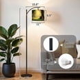 Arc Floor Lamp with Adjustable Lampshade Fairy Tale Forest Wonderland ...
