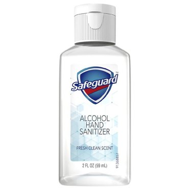 Safeguard Alcohol Hand Sanitizer, Fresh Clean Scent, 2 oz - Walmart.com