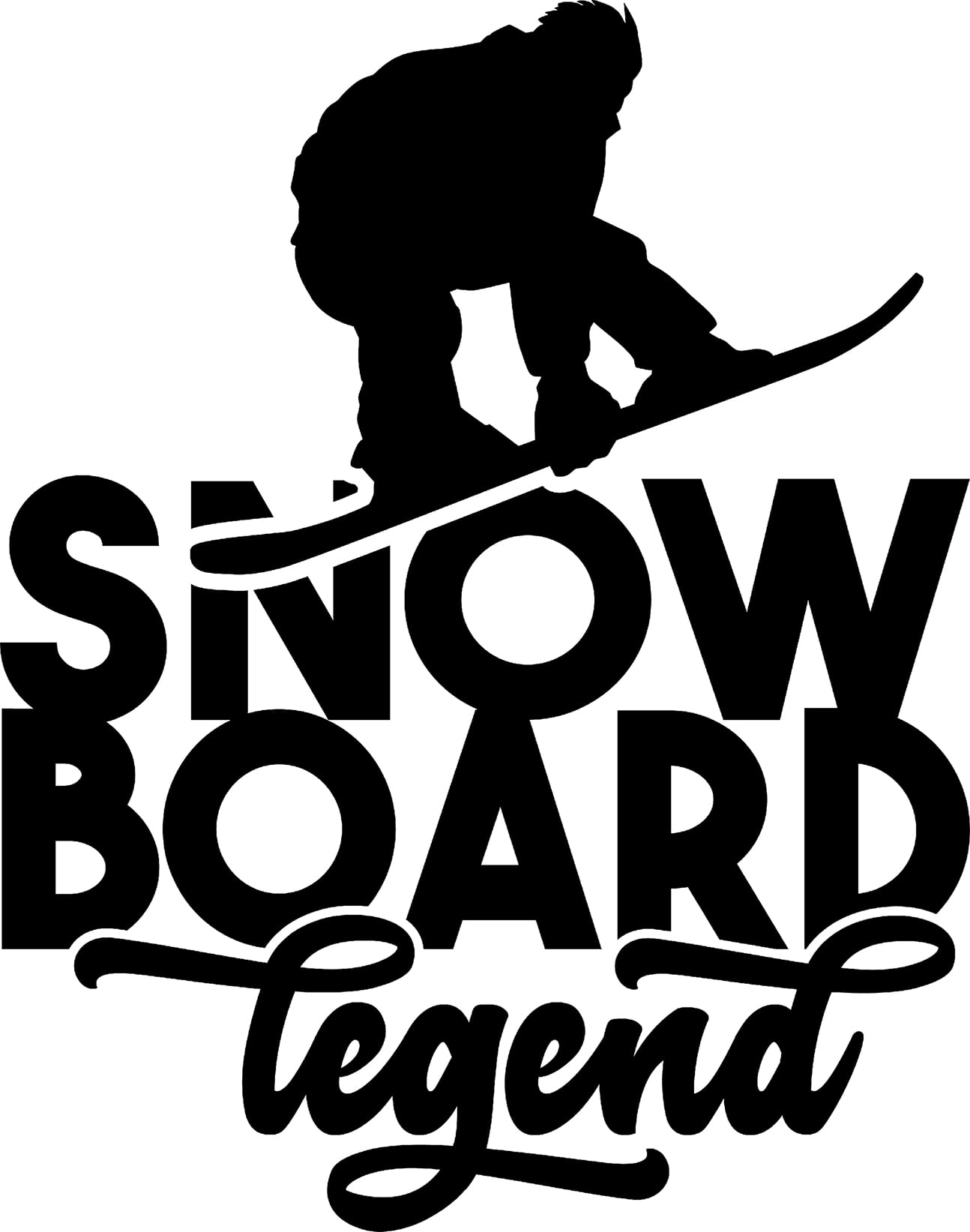 Snowboard Legend Classic Catching Air Sports Wall Decals for Walls Peel ...