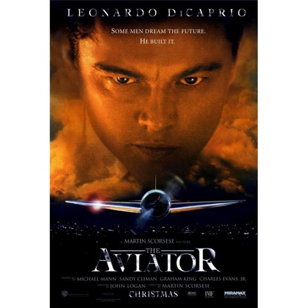 Pop Culture Graphics MOVAF7327 The Aviator Movie Poster Print, 27 x 40 ...