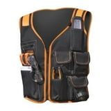 Work Vest for Men Chest Tools Vest Utility Chest Pack Drill Holder ...