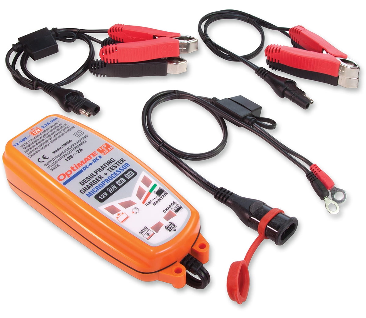 Tecmate OptiMate DC-Duo 12V/12.8V 2A DC- Battery Charger/Maintainer (TM-500V3) - Walmart.com