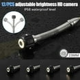 Aoile 100Ft Sewer Camera, 7" Snake Camera with DVR & 12 Adjustable LEDs ...