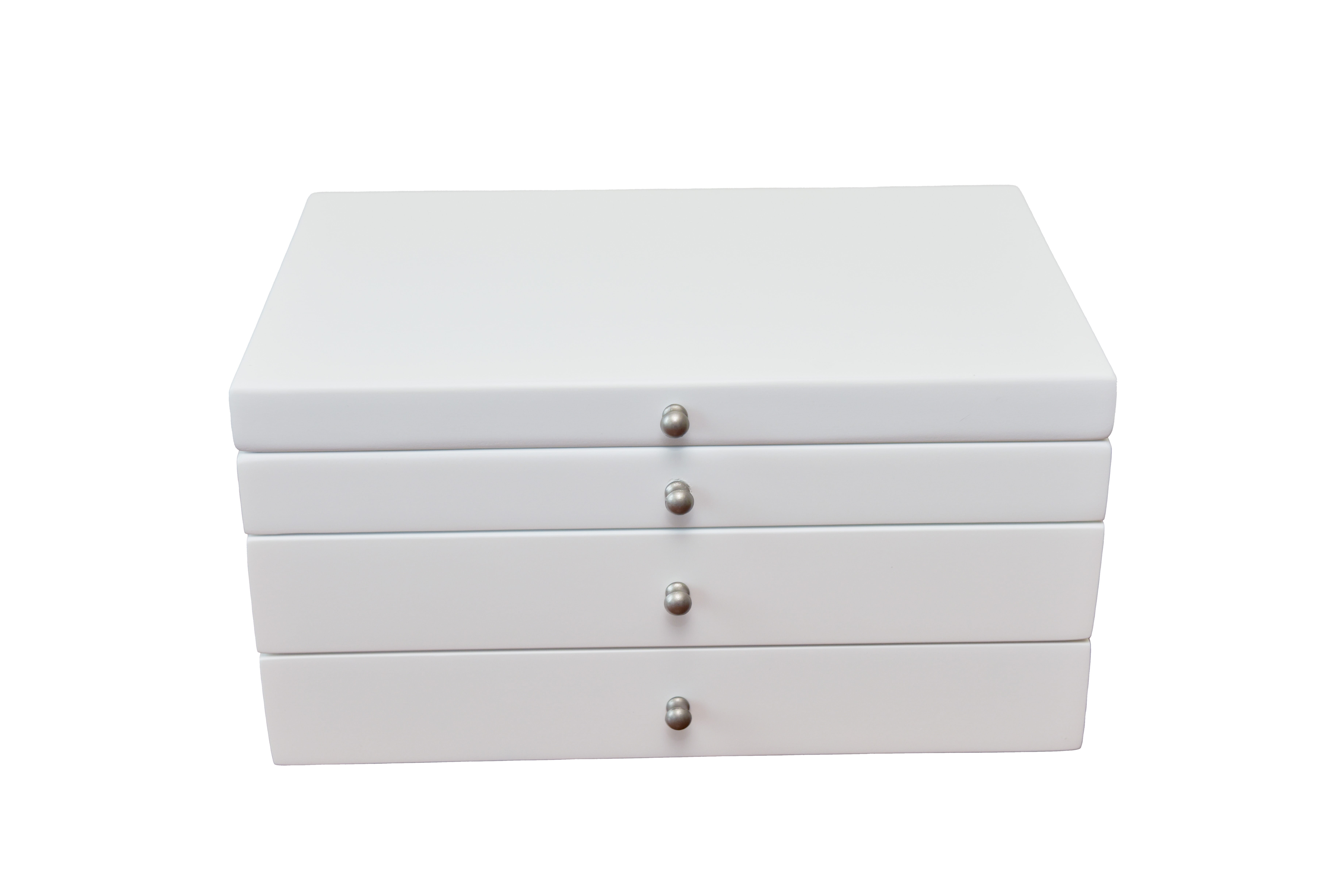 Elegant White Finish Jewelry Box - Walmart.com