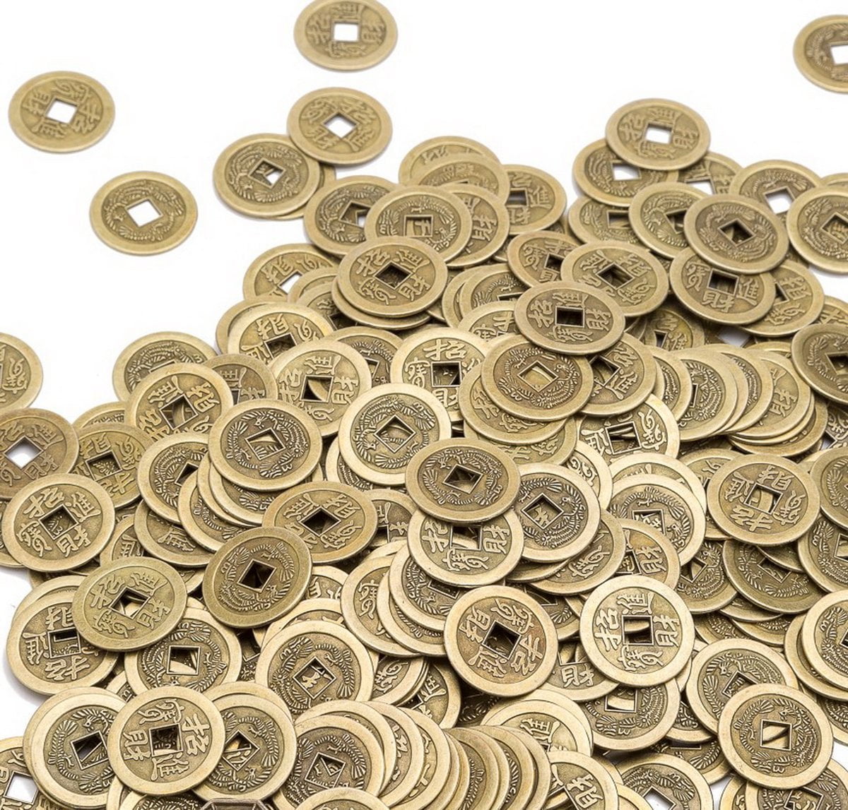 Buy THY COLLECTIBLES 0.9 Inch 2.3Cm Chinese Fortune Coins Feng Shui I ...