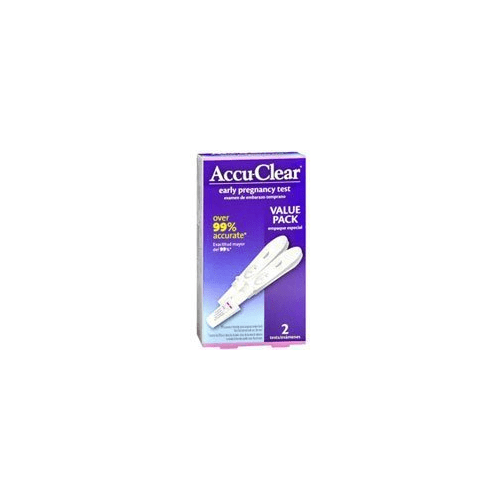 Accu-Clear Accu Clear Early Pregnancy Test, 2 each (Pack of 3)