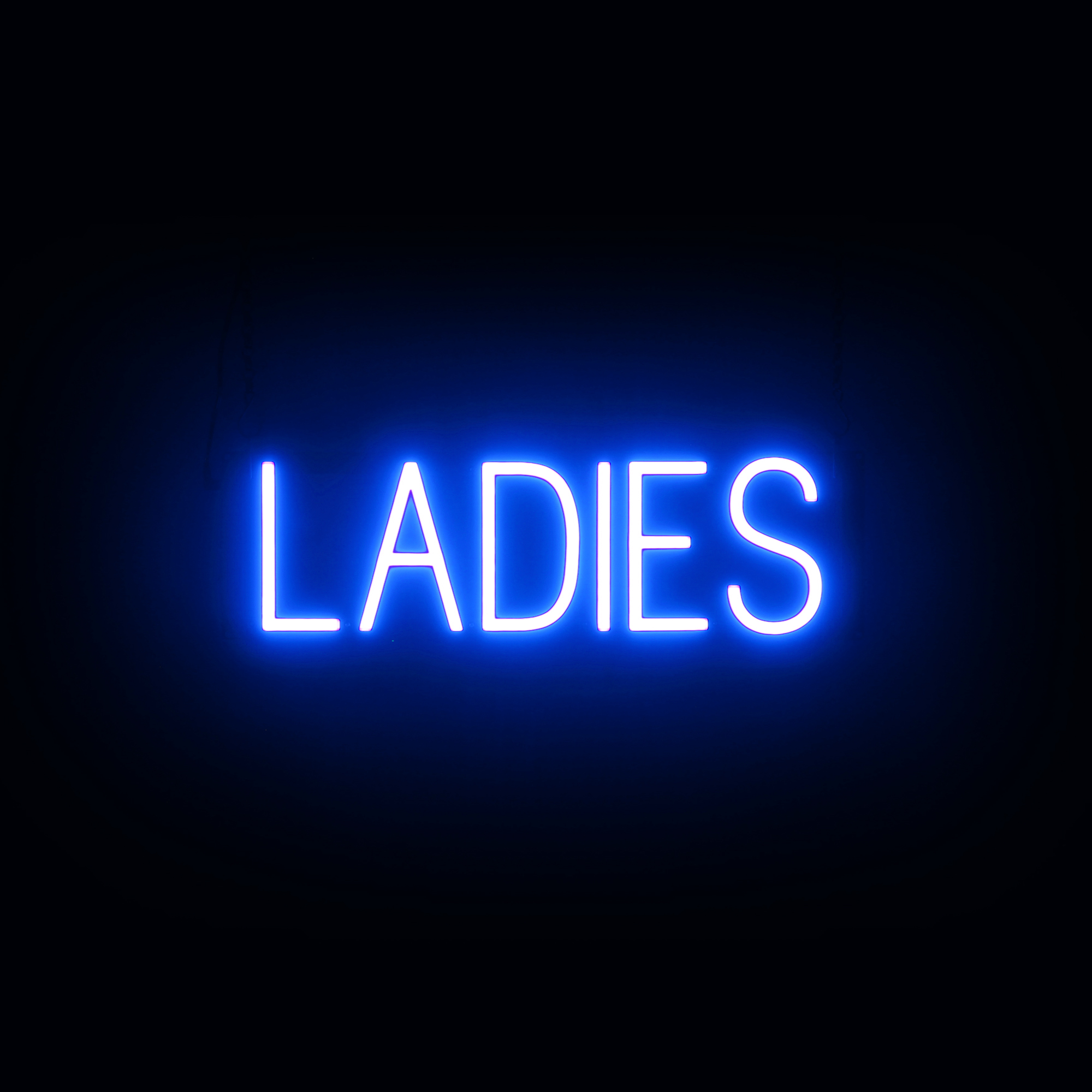 SpellBrite Neon-LED LADIES Sign With Dimming Capability. LED Bathroom ...