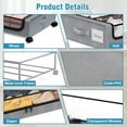 Under Bed Storage with Wheels, 4-Pack Under the Bed Storage Containers ...