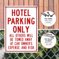 Hotel Parking Only Sign, 10x14 Aluminum - Walmart.com
