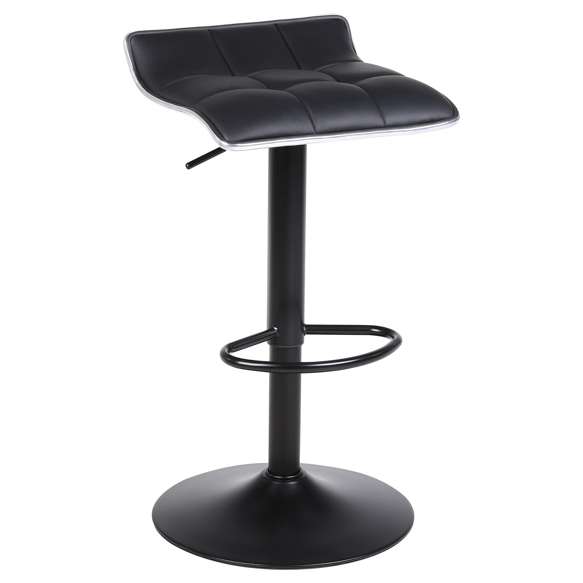 Click here for Moustache Modern Swivel Bar Stool With Footrest  P... prices