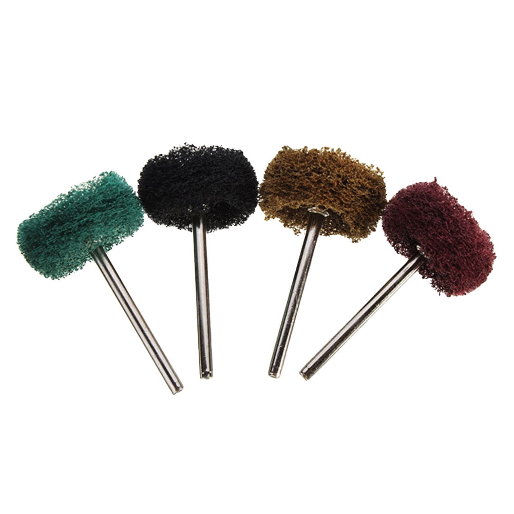 40Pcs/Set Mini Brush Scouring Pad Abrasive Wheel Nylon Grinding ...