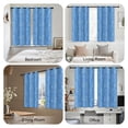 Paisley and Floral Blue Pattern Blackout Curtains,Triple Weaved Fabric ...