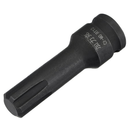 Uxcell 13mm Impact Ribe Bit Socket, 3/8" Square Drive 60mm Length CR-MO Metric Sizes | Walmart ...