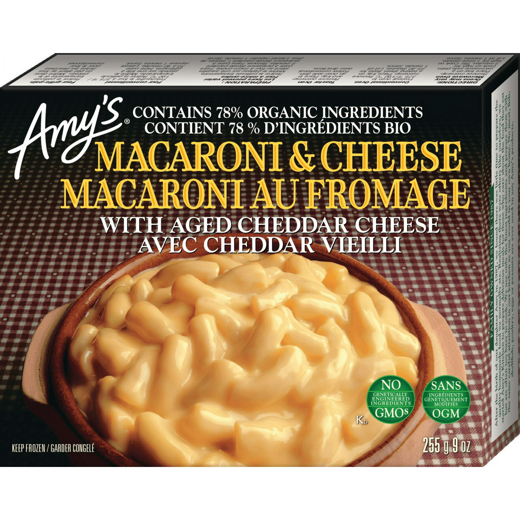 Click here for Amys Kitchen Macaroni & Cheese 255g prices
