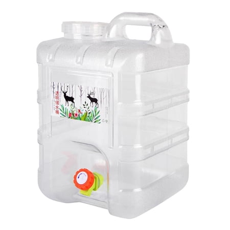 Water Container with Handle And Spigot, Portable Water Carrier Bucket ...