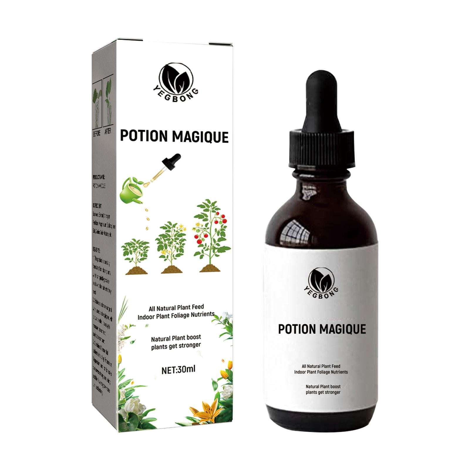 Plant Foliar Fertilizer | 1.01oz Indoor Plant Food | Liquid Plant ...