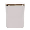 Alasum White Desktop Trash Can for Home Countertop Small Plastic Waste ...