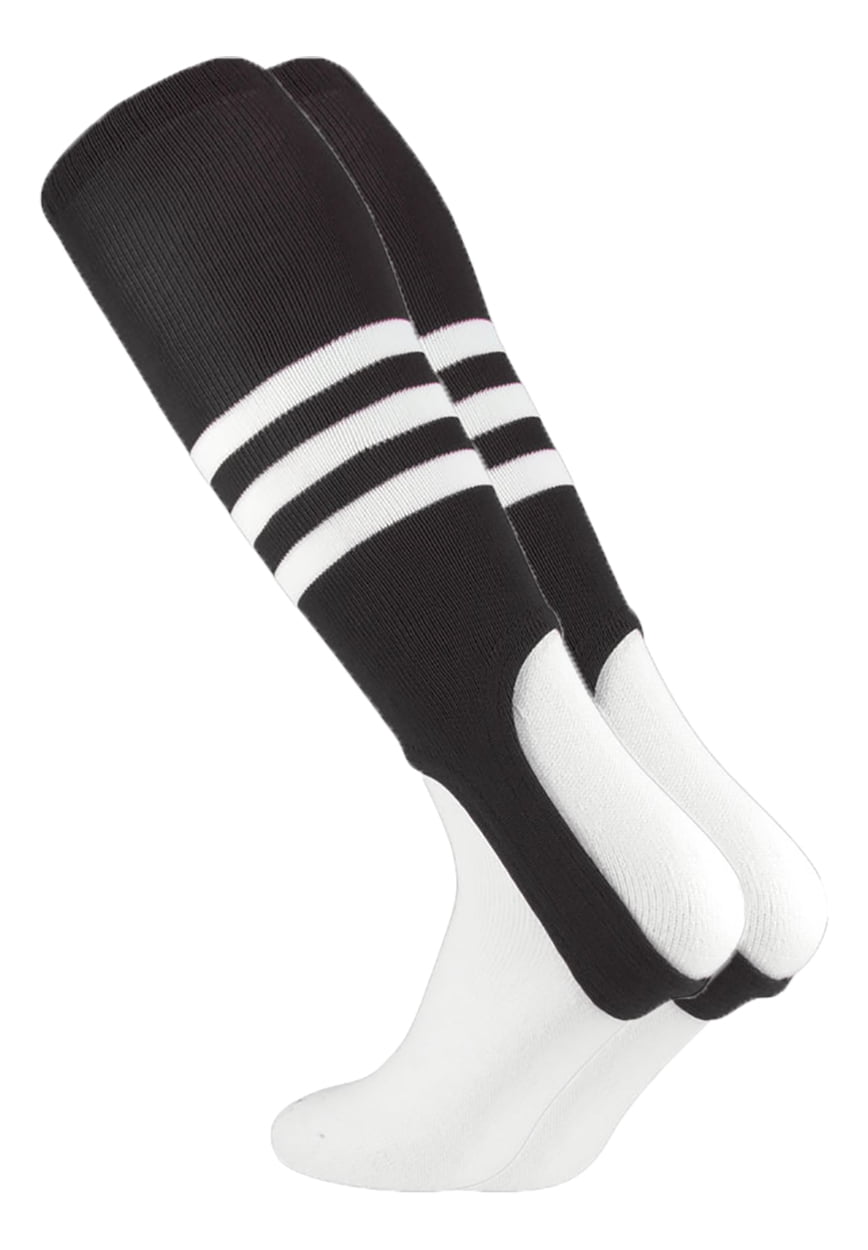 Baseball Stirrups Pattern B (Black/White, Large) - Walmart.com