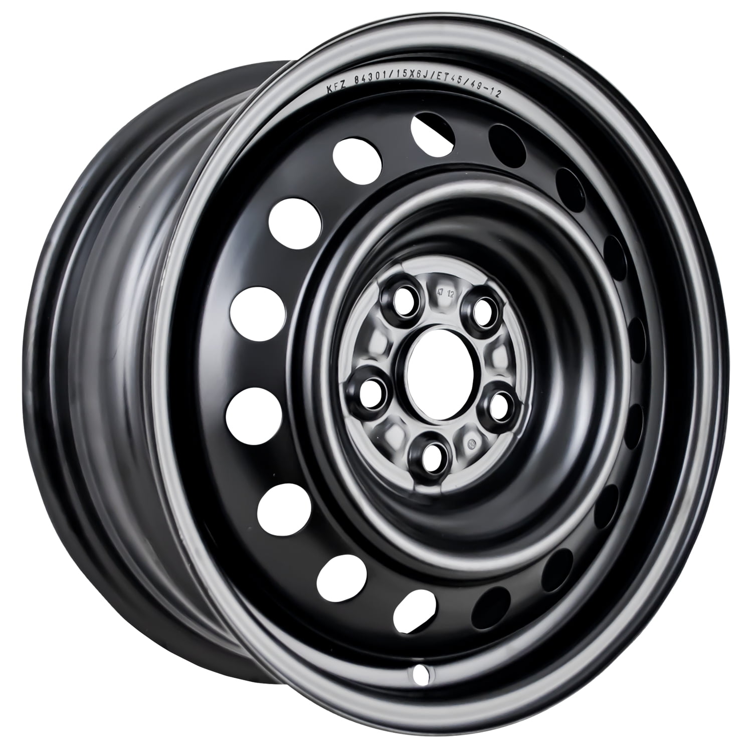 Aftermarket 2003-2007 Toyota Corolla 15x6 Steel Wheel, Rim Flat Black ...