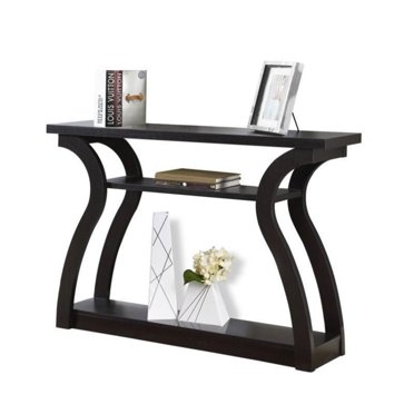 Linon Dalton Wood Console Table in Black - Walmart.com