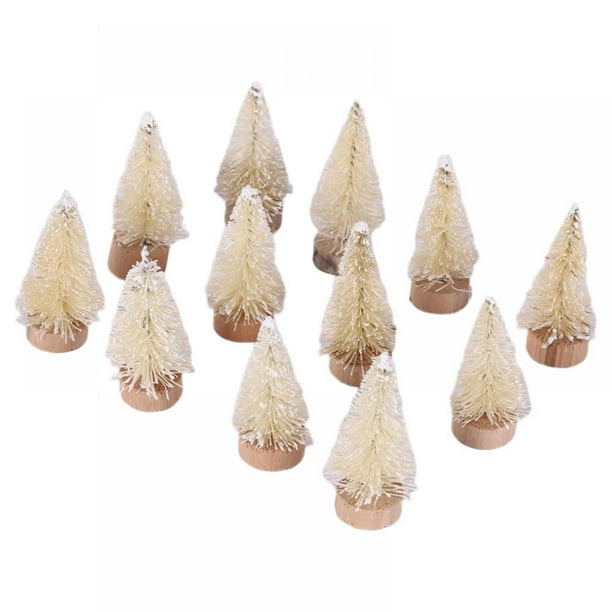 Mini Christmas Tree, Set of 12 Sizes Artificial Small Tiny Pine Tree ...