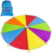 Fun Express 18 Ft. Rectangle Parachute with Holes & Handles - Walmart.com
