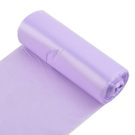Home Polyethylene Rubbish Holder Trash Waste Garbage Bags Purple 2 ...