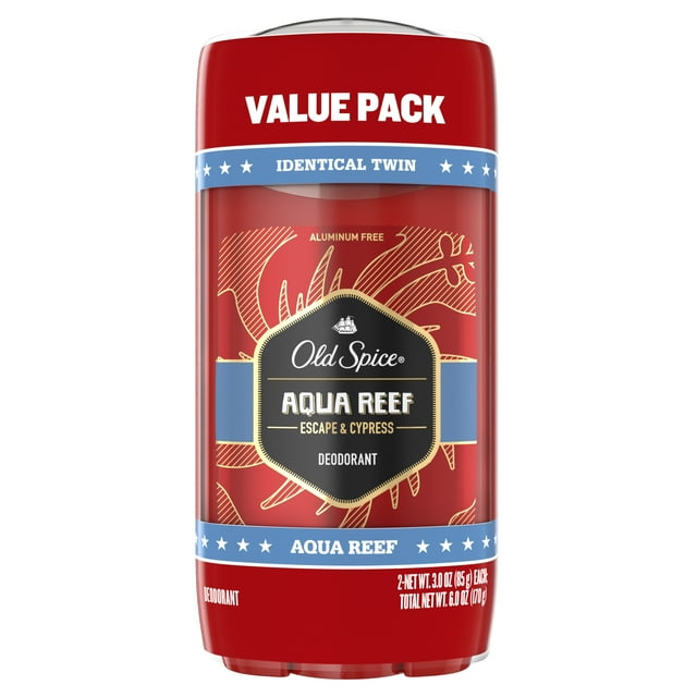 Old Spice Red Collection Deodorant, Aqua Reef, 6 oz - 4 Pack - Walmart.com
