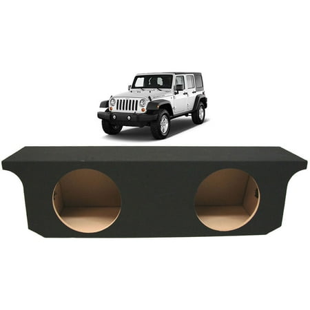 2007-2015 Jeep Wrangler 4 Door Unlimited Dual 12 Subwoofer Enclosure ...