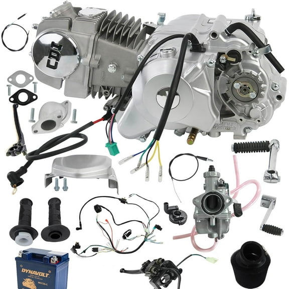 YC Yier Complete 140cc Engine Motor Kit Semi Auto Electric Start 4 ...