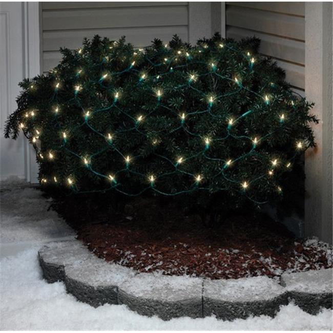 Celebrations 40806-71 100 Count LED Cool White Traditional Net Lights ...