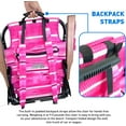 Backpack Beach Chair - 5 Positions and Lays Flat – Deluxe Wood Arm ...