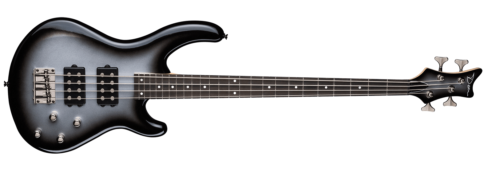 Dean Edge 3 Bass Guitar - Metallic Silverburst - Walmart.com