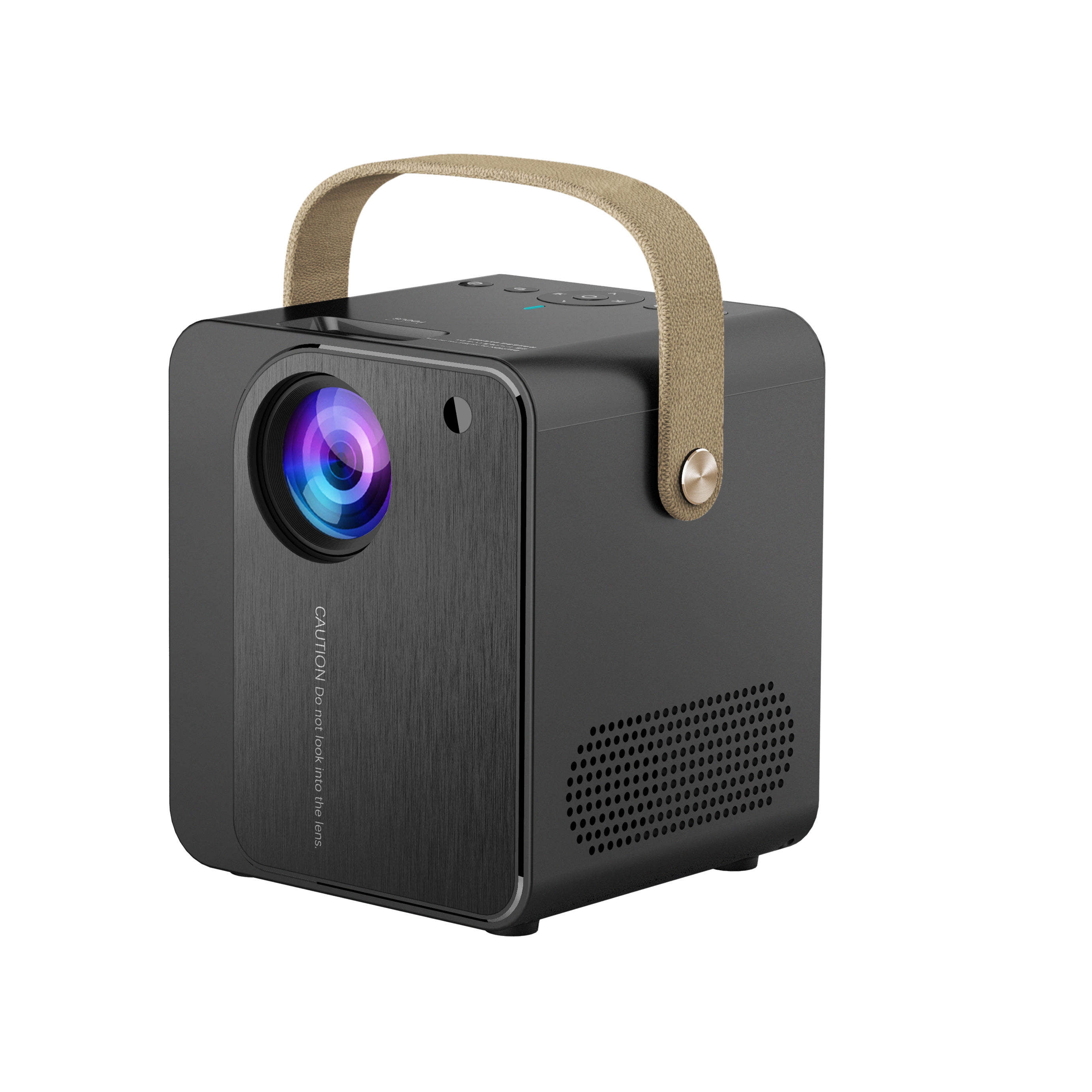Proyector portátil oso de fresa 5G WIFI Mini Smart Real 1080P HD ...