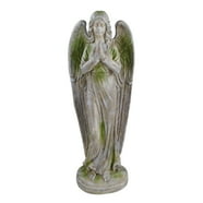 "Kensington Hill Tudor Angel Statue, Yard Flower Bed Decor, Resin ...