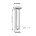 Uxcell Single Hole Clevis Pins - 8mmx30mm Flat Head 304 Stainless Steel ...