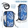 Blue Corals Passport Holder Travel Document Organizer Credit Card Case ...