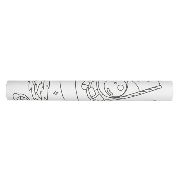 Kids Coloring Roll,Coloring Paper Roll 3.3yd Craft Paper Roll Drawing ...