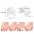 Gel Toe Separators For Overlapping Toes Toe Straightener Bunion Pads ...
