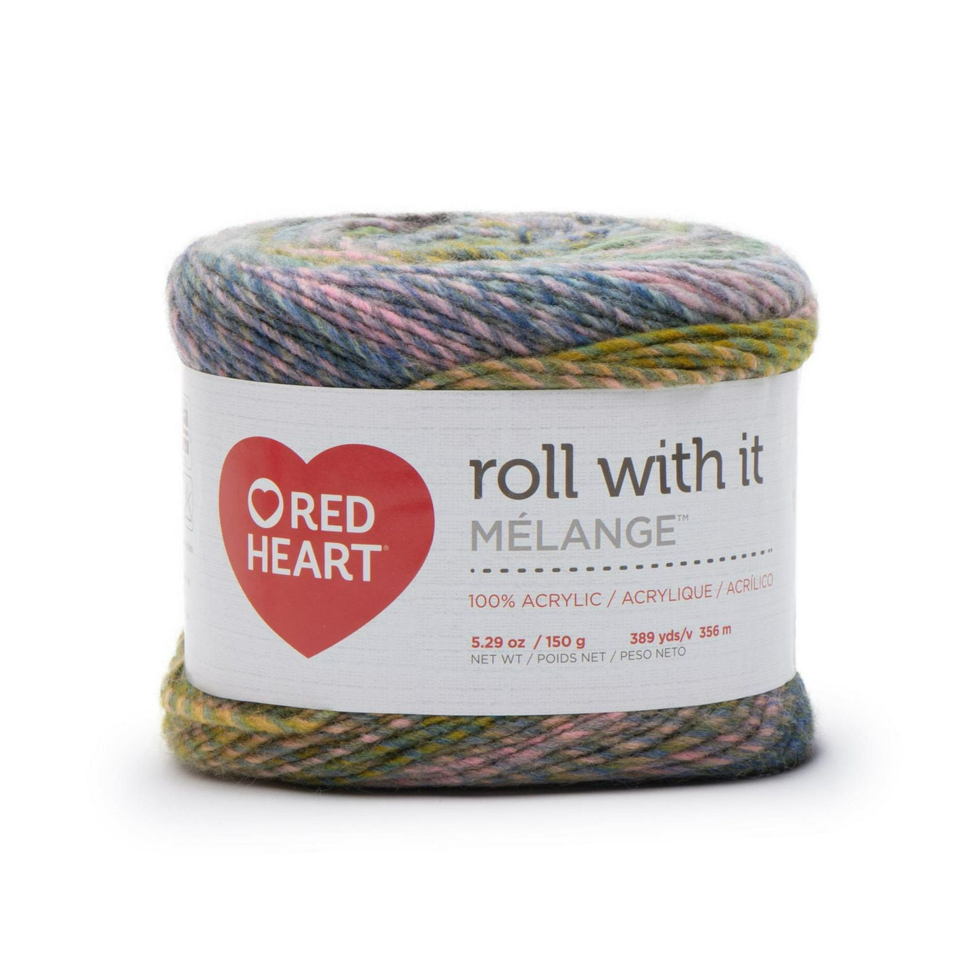 Click here for Red Heart Roll With It Melange #4 Worsted (Medium)... prices